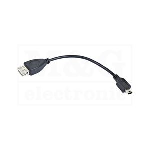 M&G Electronic | KABL OTG USB A ŽENSKI - USB MINI B MUŠKI