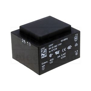 M&G Electronic | TRAFO PRINT HAHN 220V 4,5VA 1x12V