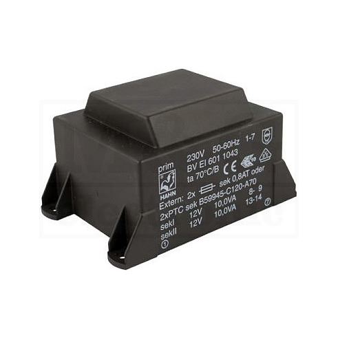 M&G Electronic | TRAFO PRINT HAHN 220V 20VA 2x12V