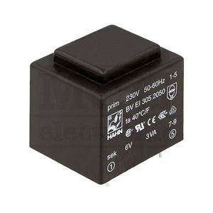 M&G Electronic | TRAFO PRINT HAHN 220V 3VA 1x6V